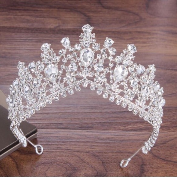 Tiarazncrownz | Accessories | Arabian Crystal Water Drop Bridal Tiara ...